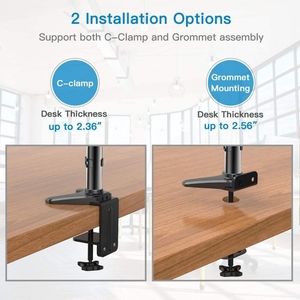 Office | Huanuo Dual Monitor Full Motion Desk Mount | Poshmark